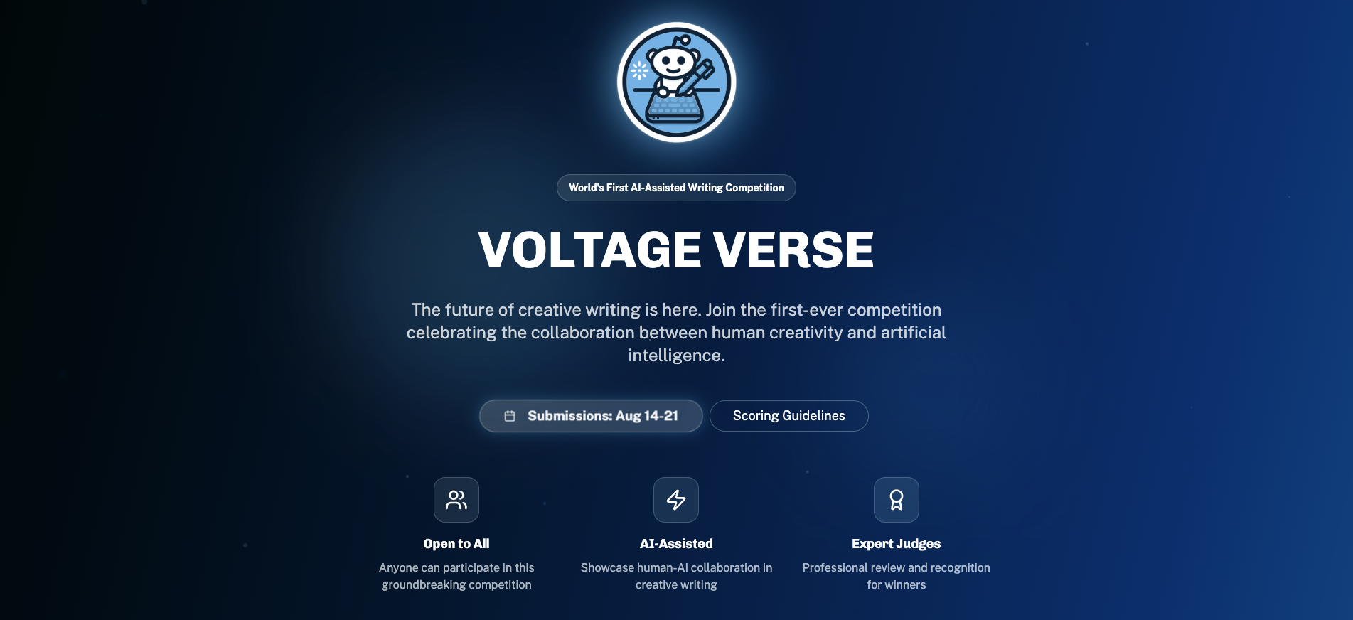 Voltage Verse 2025 - World's First AI-Assisted Writing Competition